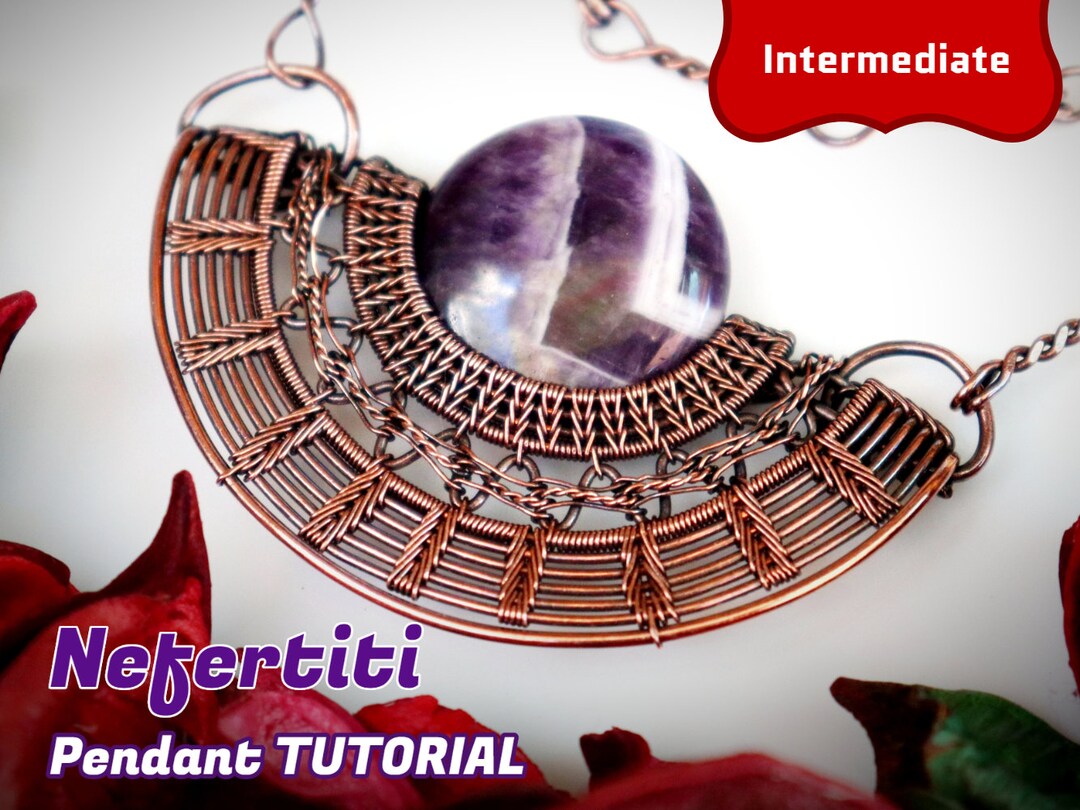 Wire Wrap Tutorial,wire Wrapping Pattern Wirearttutorials Nefertiti ...