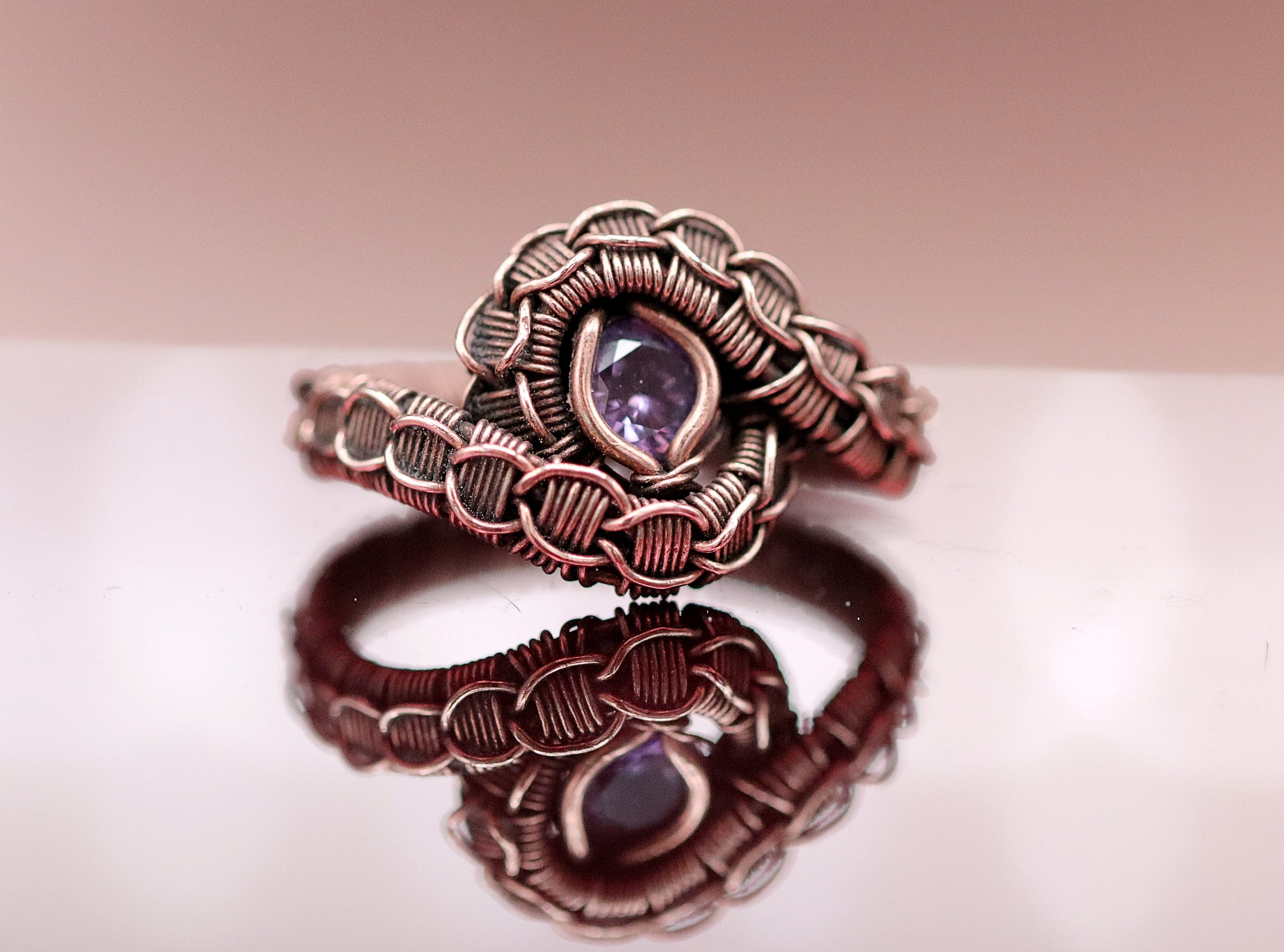 TUTORIAL Galaxy Ring PDF Patternwire Wrap Weave - Etsy