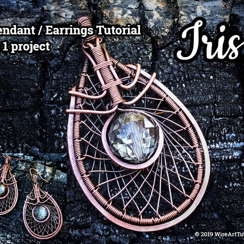 Wire Wrap Weaving Tutorial Pattern by Wirearttutorials: | Etsy