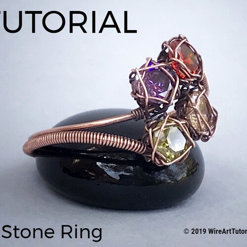 TUTORIAL Brightness Ring PDF Patternwire Wrap Weave - Etsy
