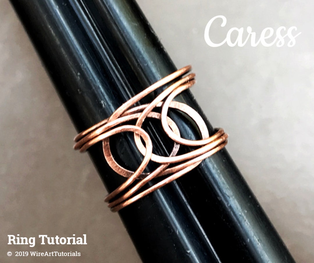 Wire Wrap Tutorial,wire Wrapping Pattern Wirearttutorials Caress Ring ...