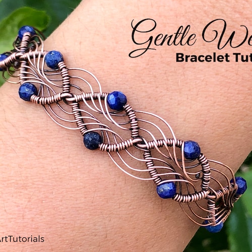 Wirearttutorials Angelic Twirl Bracelet Wire Wrap Tutorial - Etsy