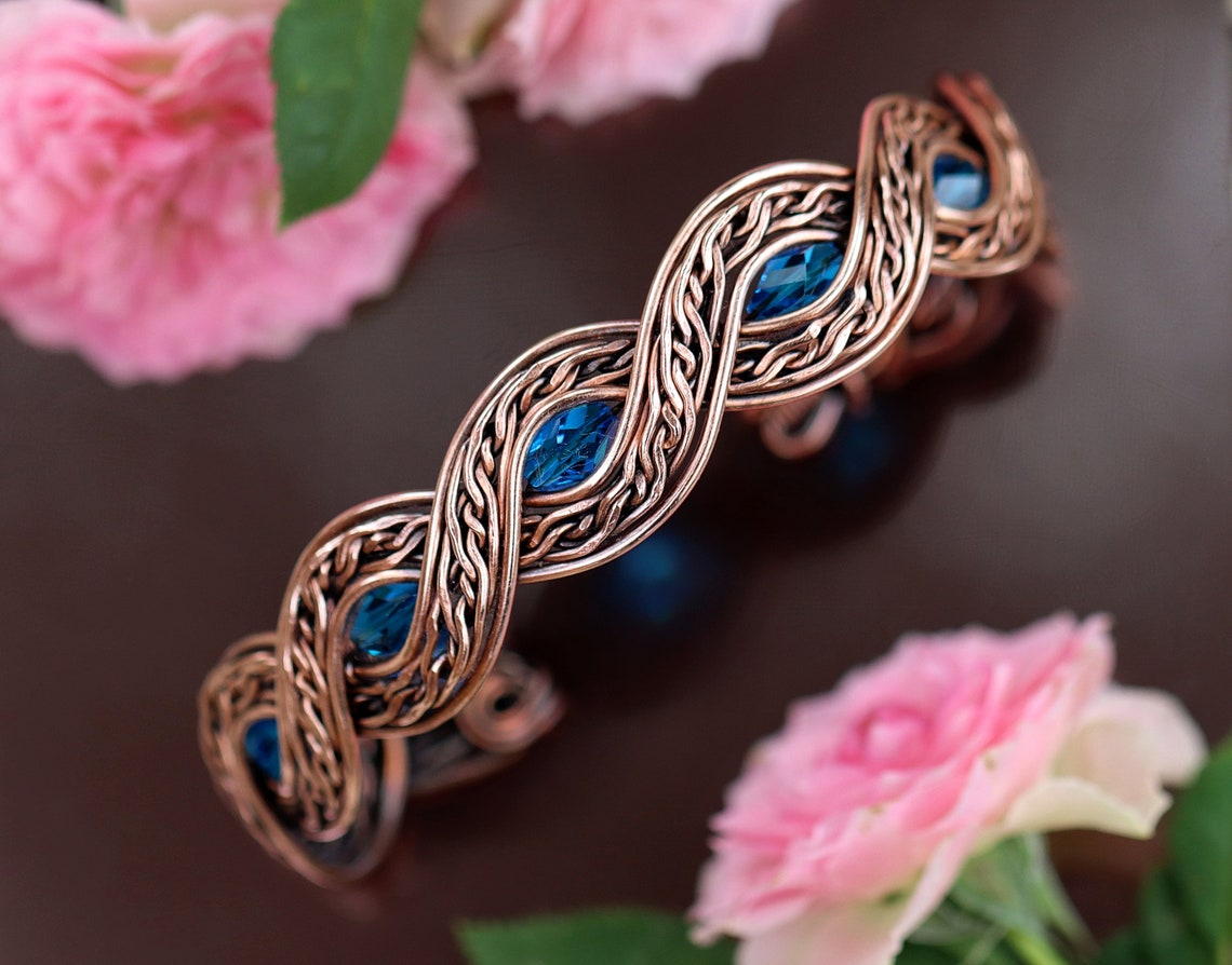 Wirearttutorials Playful Waves Bracelet Wire Wrap Tutorial - Etsy