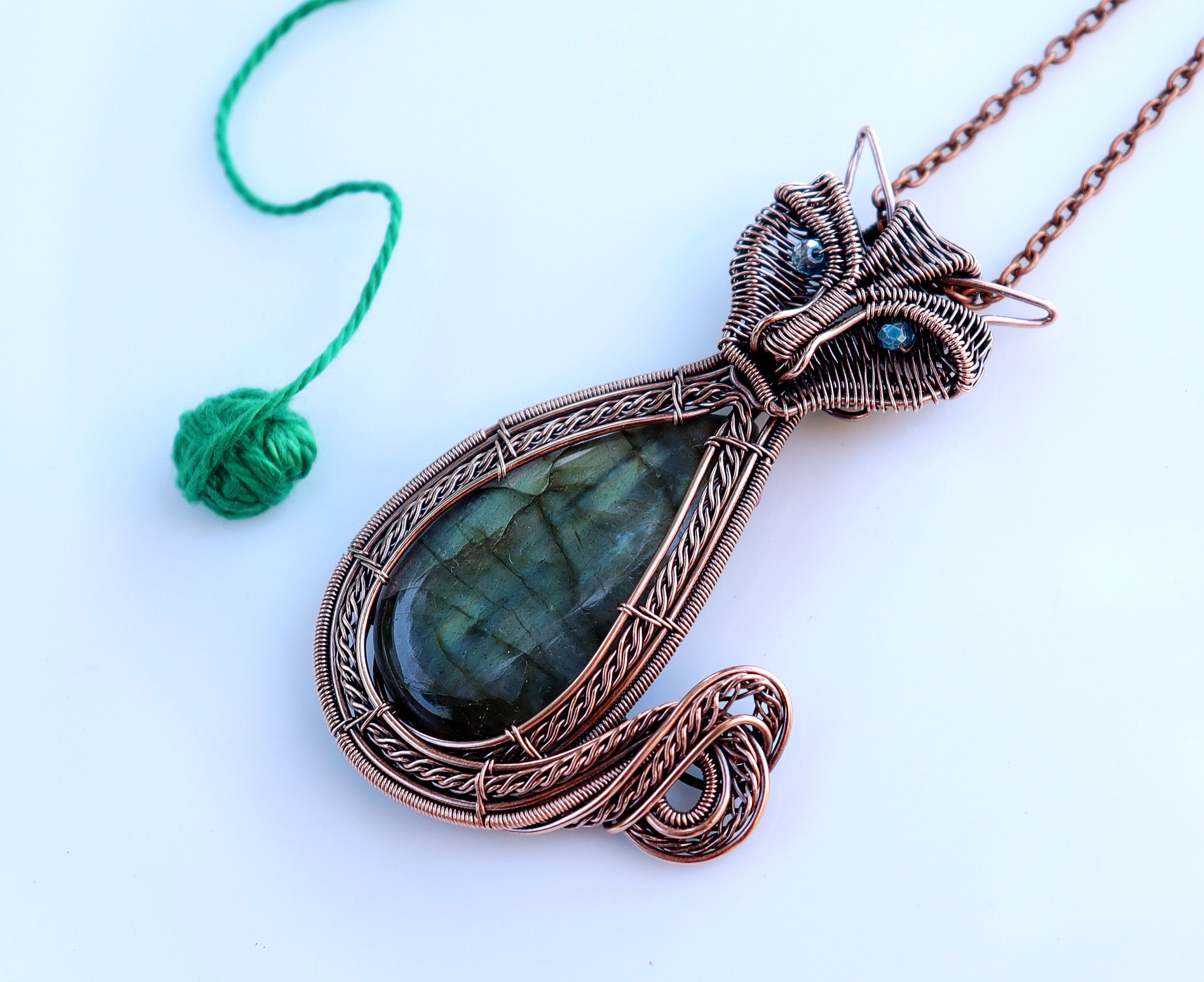 Wire Wrap Tutorialwire Wrapping Pattern Wirearttutorials Cat - Etsy