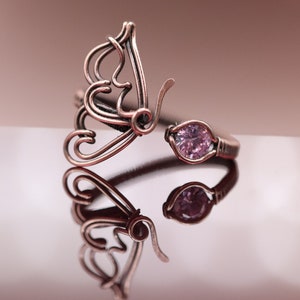 Wirearttutorials Crystal Butterfly Ring Wire Wrap Tutorial,wire ...