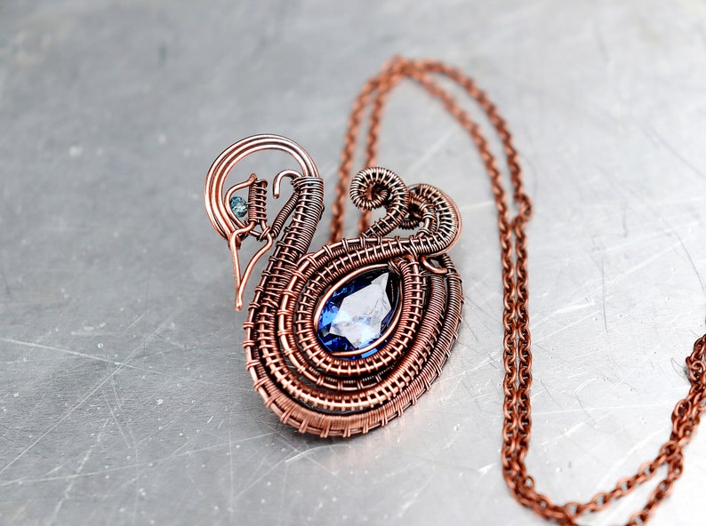 Wire Wrap Weaving Tutorial Pattern by Wirearttutorials: Swan | Etsy