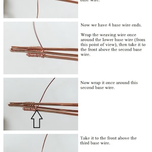 Wire Wrap, Weaving Tutorial, Pattern by Wirearttutorials: Butterfly Animal Pendant, DIY Jewelry ...