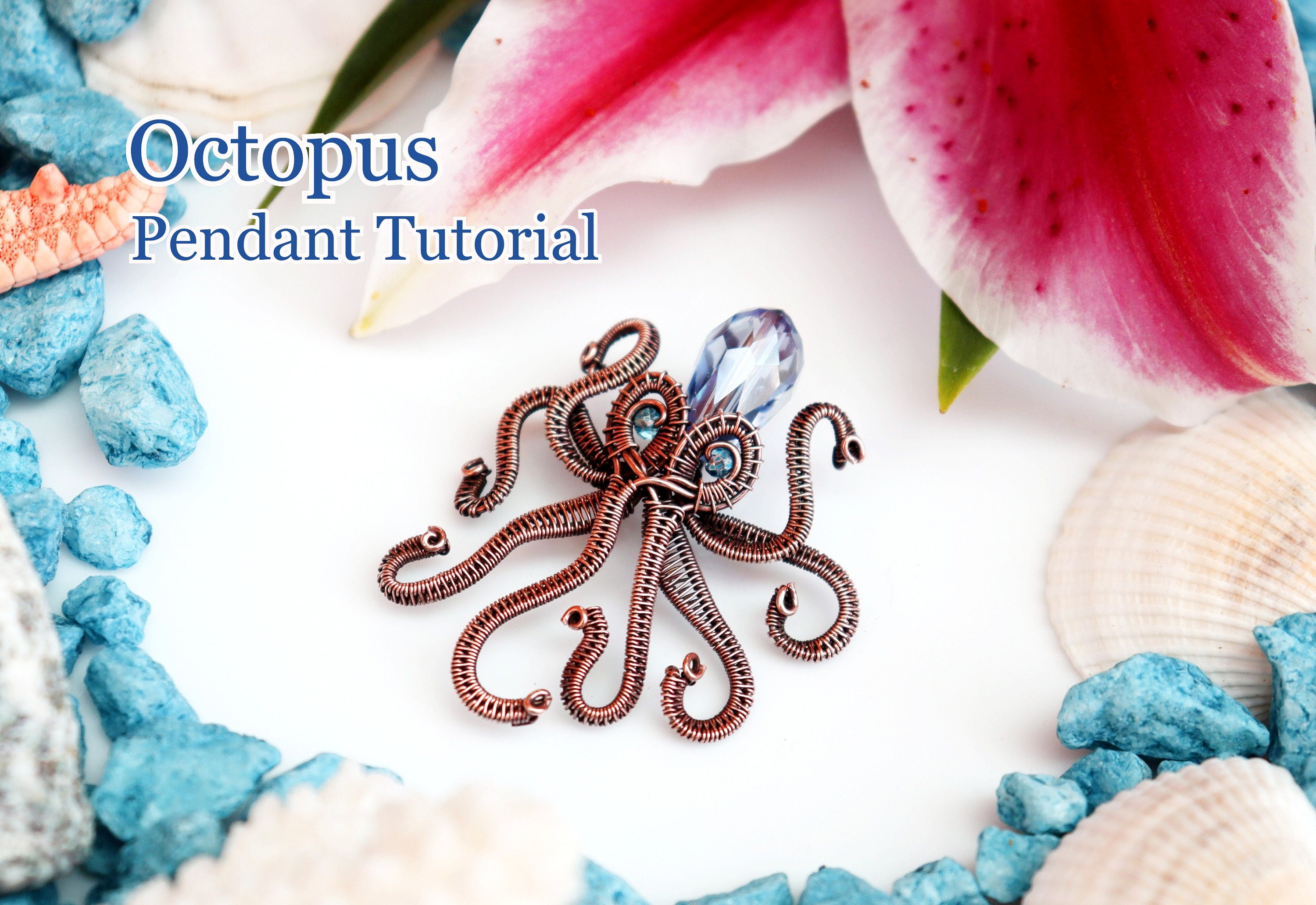 Wire Wrap Tutorial Octopus Pendantwire Wrapping Pattern | Etsy