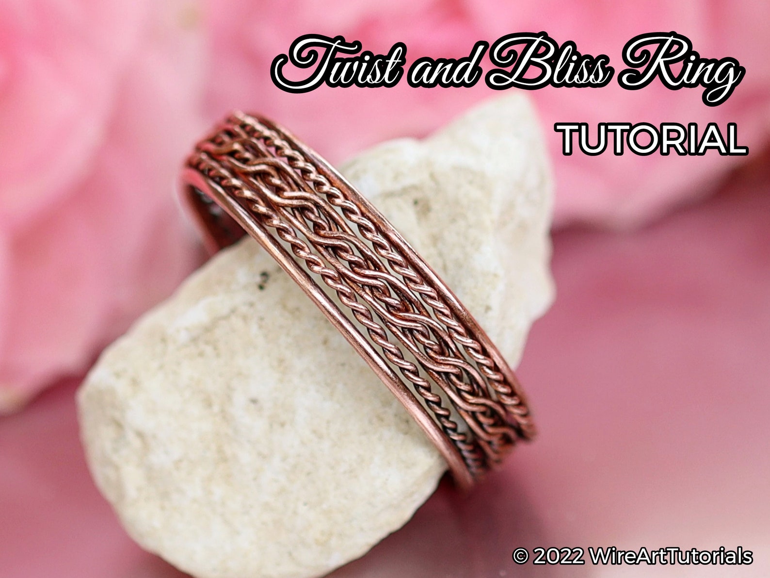 TUTORIAL Twist & Bliss Ring PDF Tutorial, Wire Wrap Pattern,diy ...