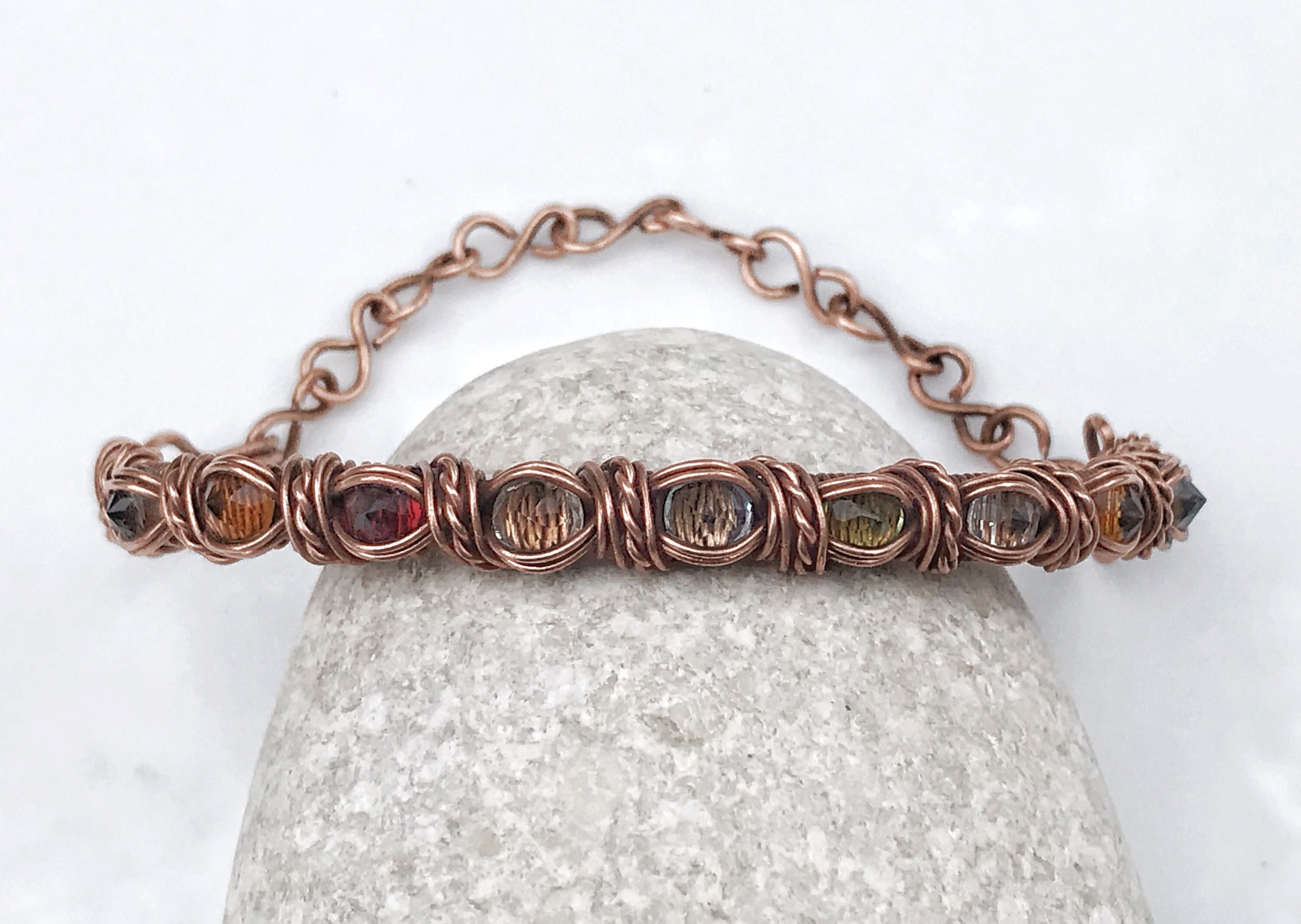 Wire Wrap Tutorialwire Wrapping Pattern Wirearttutorials Etsy