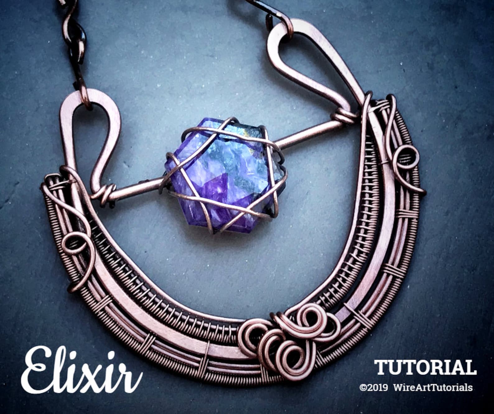 Wire Wrap Tutorialwire Wrapping Pattern Wirearttutorials - Etsy