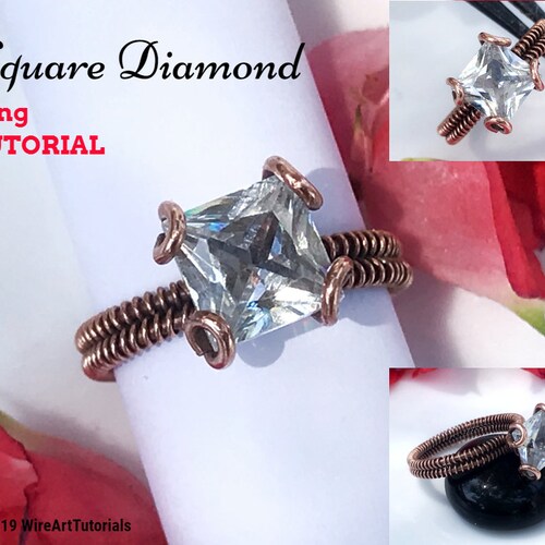 TUTORIAL Brightness Ring PDF Patternwire Wrap Weave - Etsy