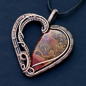 Loving Heart Pendant Wire Wrapping Tutorial, Wire Weaving Lesson ...