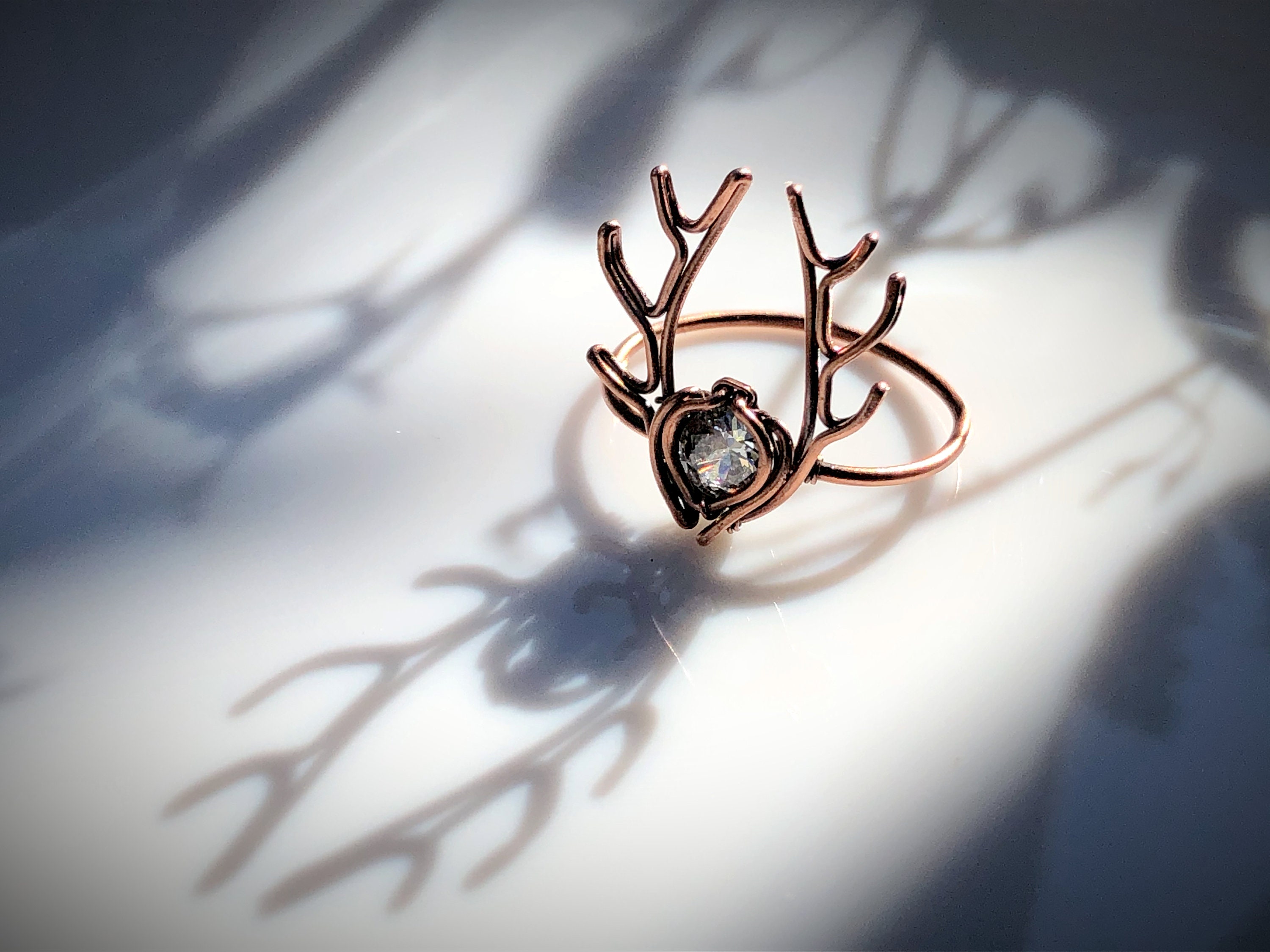 Wirearttutorials: Reindeer Ring DIY Jewelry Making Tutorial - Etsy