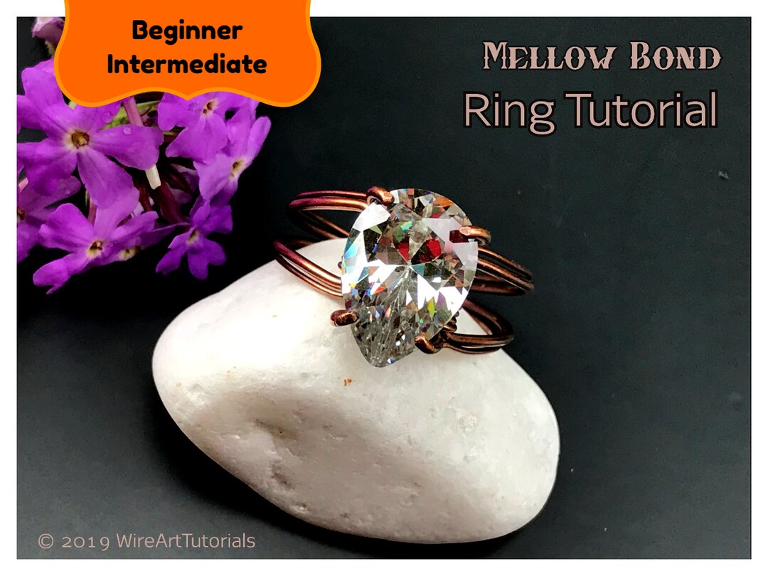 Wire Wrap Tutorial, Wire Wrapping Tutorial, Pattern by Wirearttutorials: Mellow Bond Crystal ...