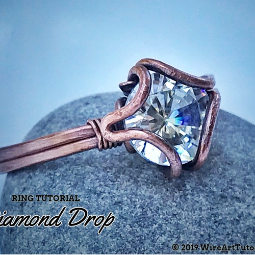 TUTORIAL Orchid Ring PDF Patternwire Wrap Weave - Etsy