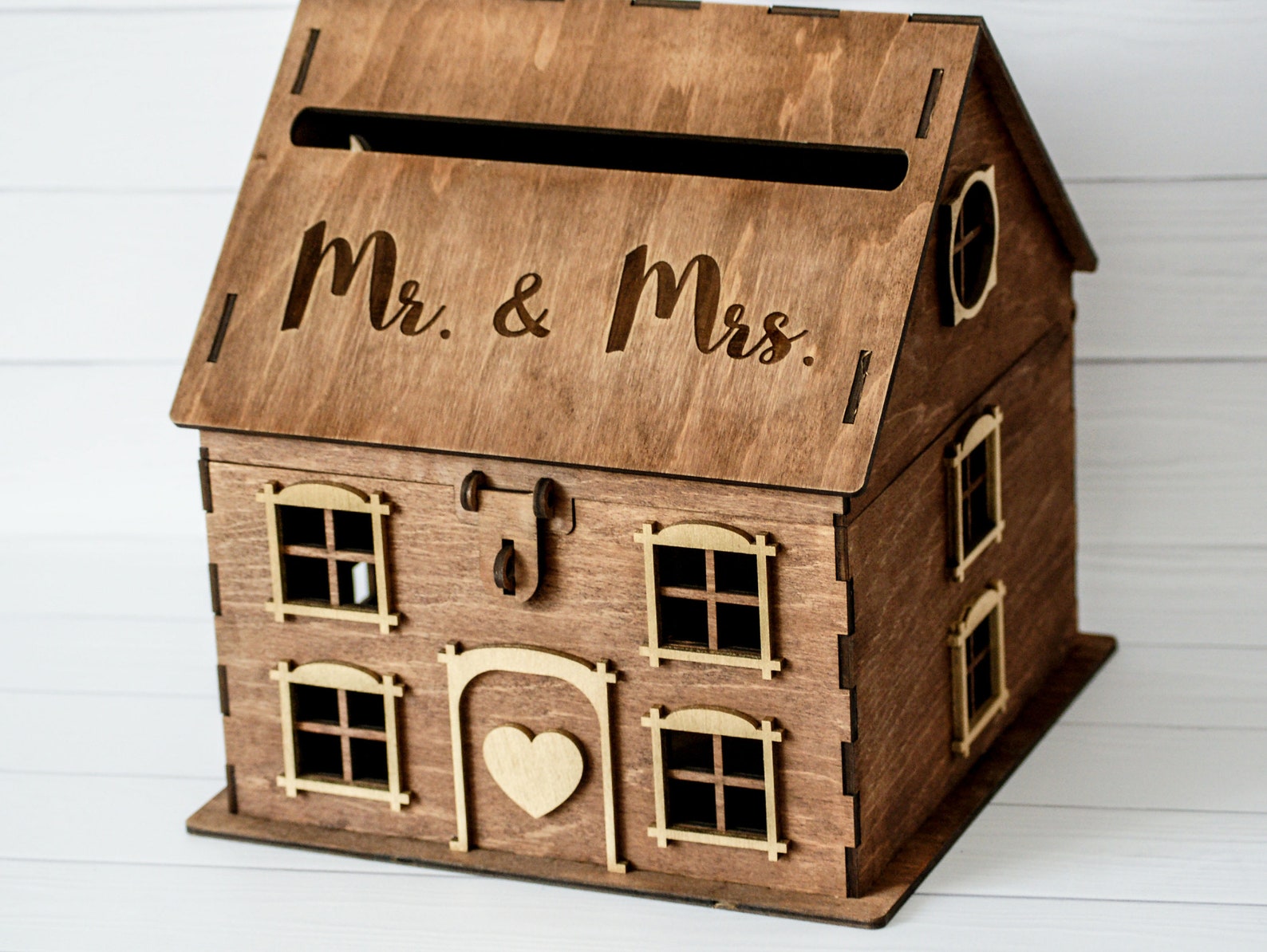 Wedding Post Box Engraved Wedding Card Box House Card Box - Etsy