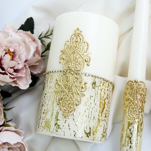 Gold Unity Candle Set Wedding Unity Candle Set Wedding Unity - Etsy