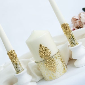 Gold Unity Candle Set Wedding Unity Candle Set Wedding Unity - Etsy