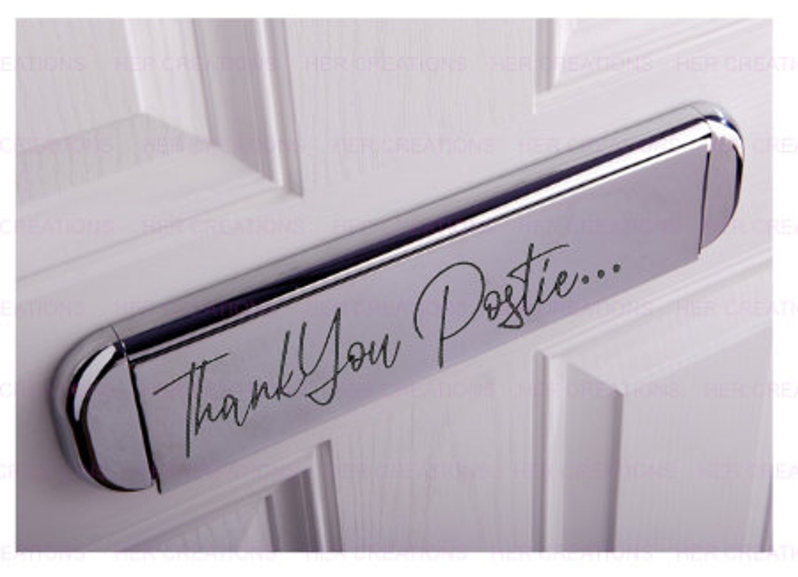 Letterbox Label Vinyl Decal Sticker - Etsy UK
