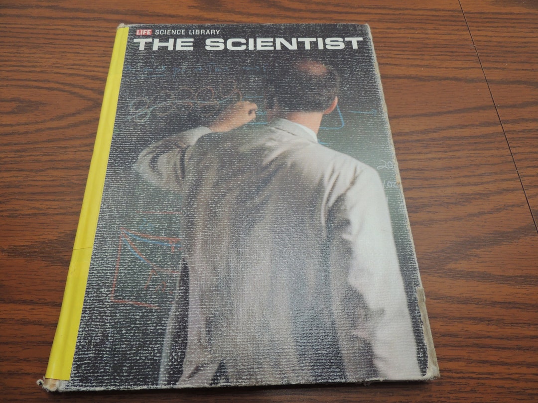 Vintage Hardback--the Scientist, Life Science Library for Junk Journal ...
