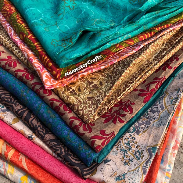 Sari Fabric - Etsy