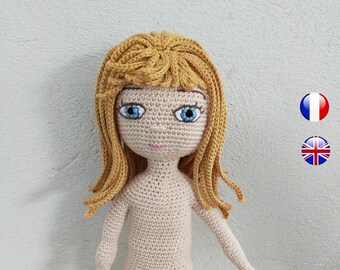 Amigurumi Crochet Doll Hair Wig / Removable Hair Digital Pattern - Etsy
