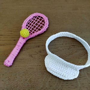 JOSIE Tennis Woman Pattern - Tennis Woman Crochet Pattern - Amigurumi ...