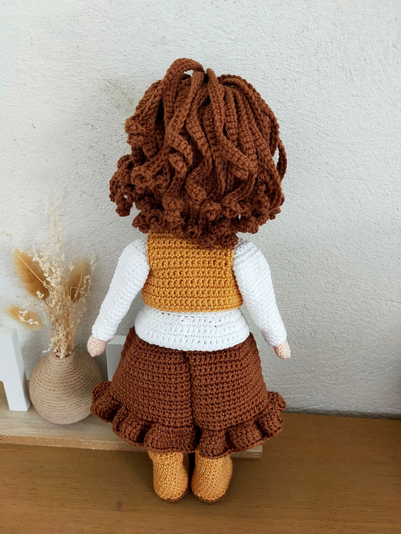 Doll Crochet Pattern - Doll Amigurumi Pattern - Carla Crochet Doll ...