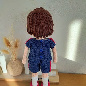 SOCCER Crochet Boy - Benjamin Soccer Boy - Amigurumi Soccer Boy ...