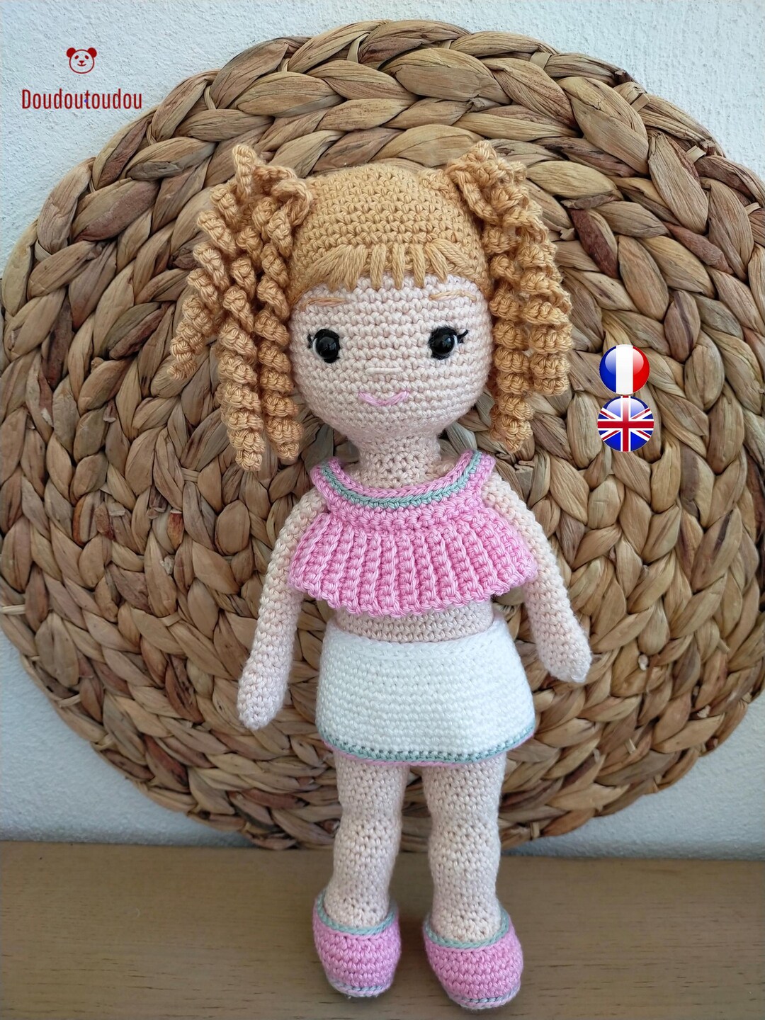Eglantine Doll Crochet Pattern - Amigurumi Doll Crochet - Eglantine ...
