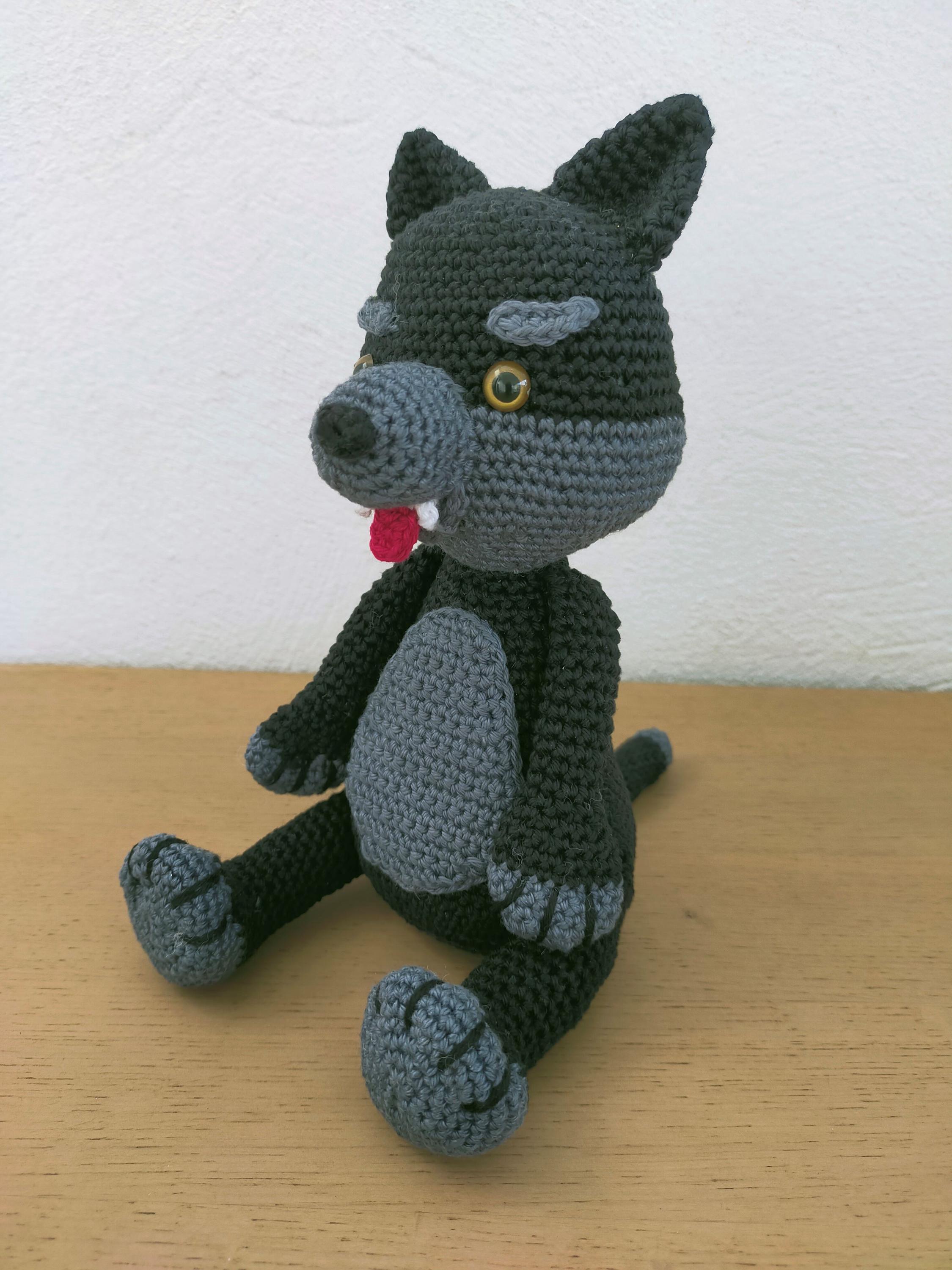Wolf Crochet Pattern - Wolf Amigurumi Pattern- Wolf Pattern - Crochet ...