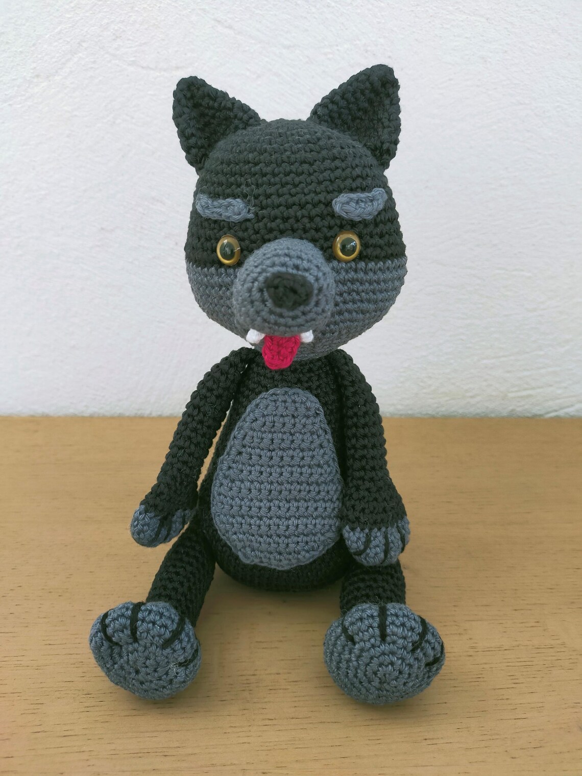 Wolf Crochet Pattern - Wolf Amigurumi - Wolf Pattern - Crochet Wolf ...