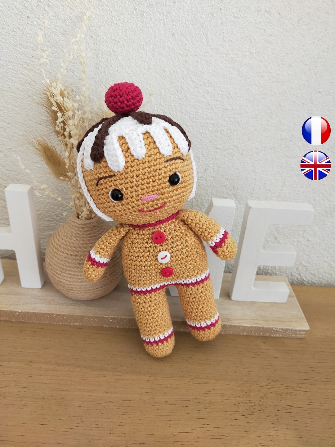 Gingerbread Doll Pattern - Christmas Gingerbread - Doll Gingerbread ...