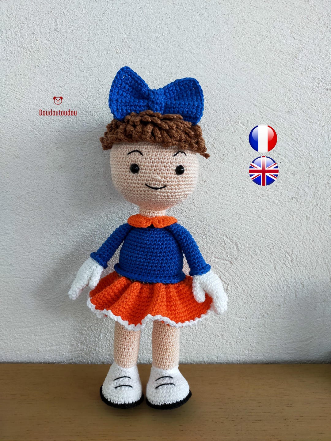 Doll Crochet Pattern - Margot Doll Pattern - Amigurumi Margot Pattern ...