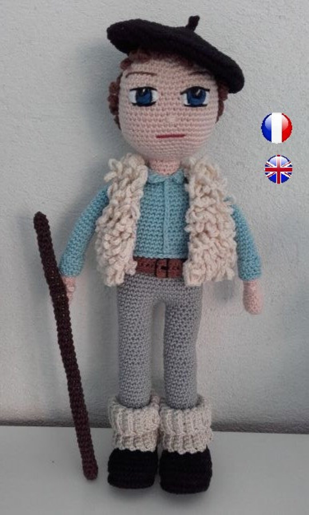 Shepherd Pdf Pattern Amigurumi Shepherd Crochet Pattern - Etsy