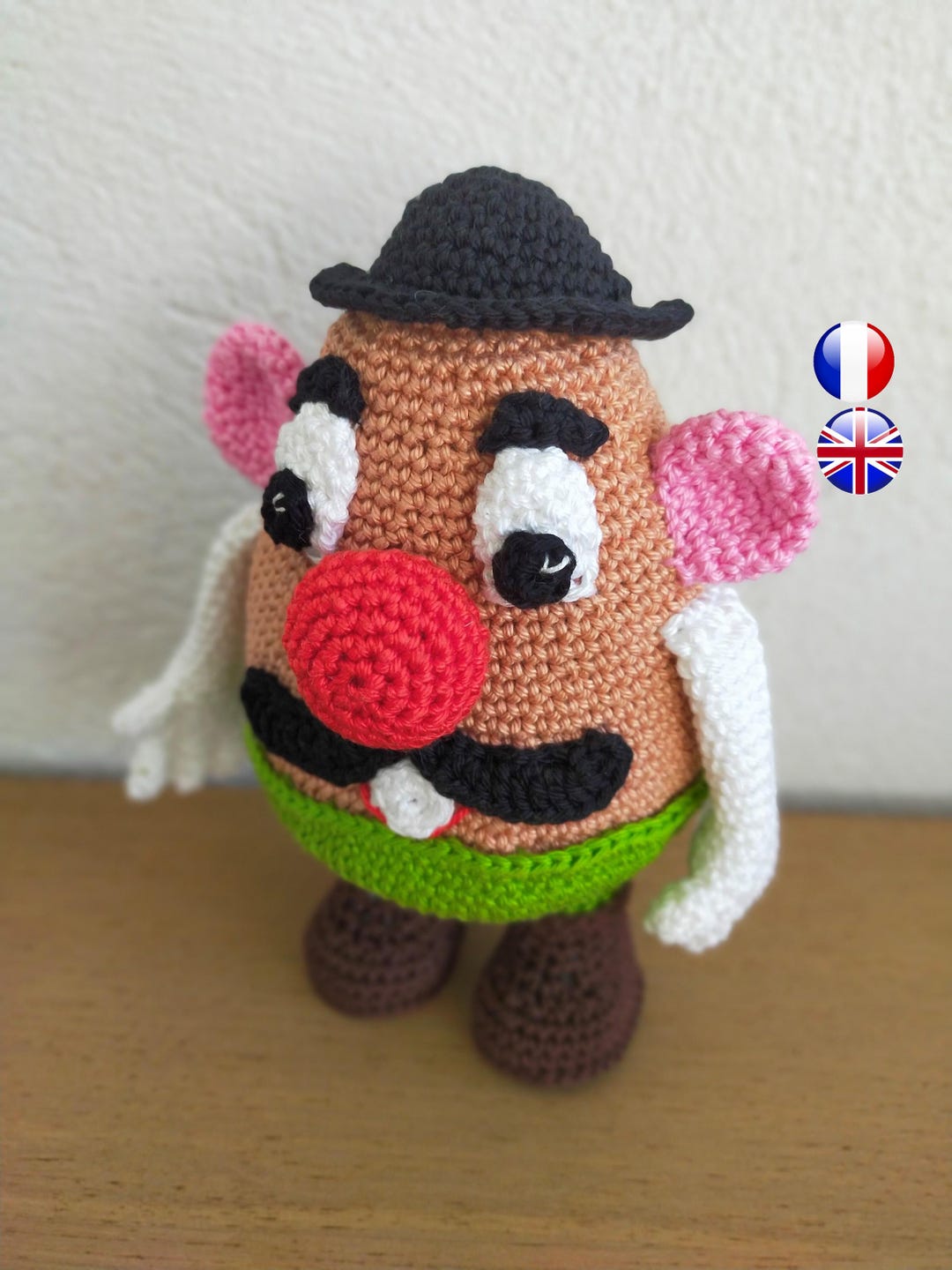Potato Crochet Pattern - Amigurumi Potato Crochet - Pattern Funny ...
