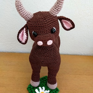 Bull Crochet Pattern - Amigurumi Bull Pattern - GAETAN Bull Pattern ...
