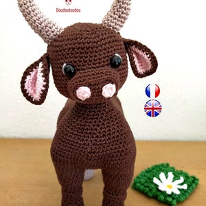 Bull Crochet Pattern - Amigurumi Bull Pattern - GAETAN Bull Pattern ...