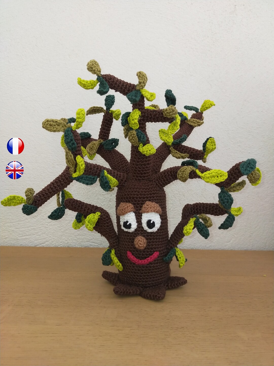 Arbre au crochet patron - tree crochet pattern - amigurumi tree pattern ...