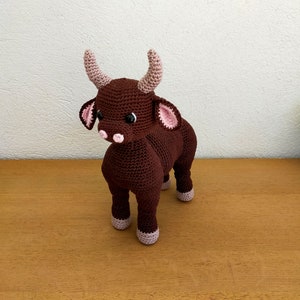 Bull Crochet Pattern - Amigurumi Bull Pattern - GAETAN Bull Pattern ...