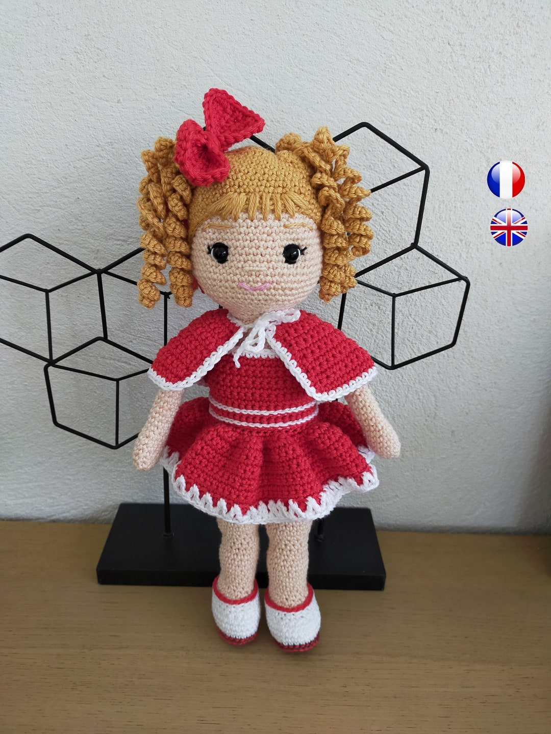 Crochet Doll Outfit - Eglantine Doll Outfit Pattern - Dress Outfit ...