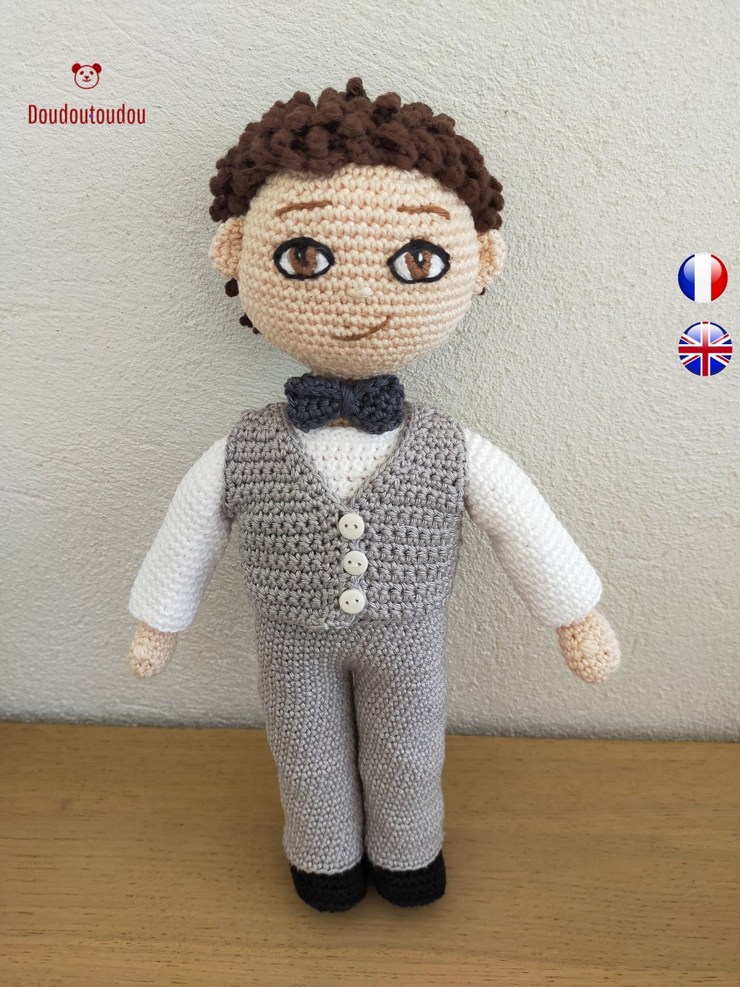 Patron de marié amigurumi au crochet patron Maxime Amigurumi marié ...