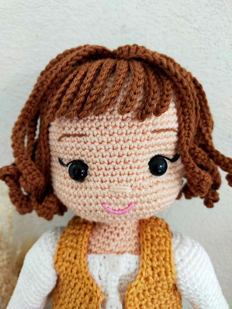 Doll Crochet Pattern - Doll Amigurumi Pattern - Carla Crochet Doll ...