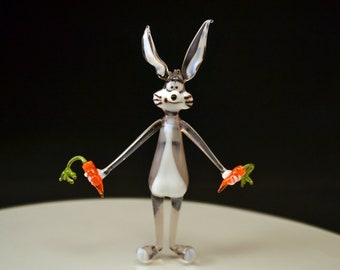 Glass rabbit | Etsy