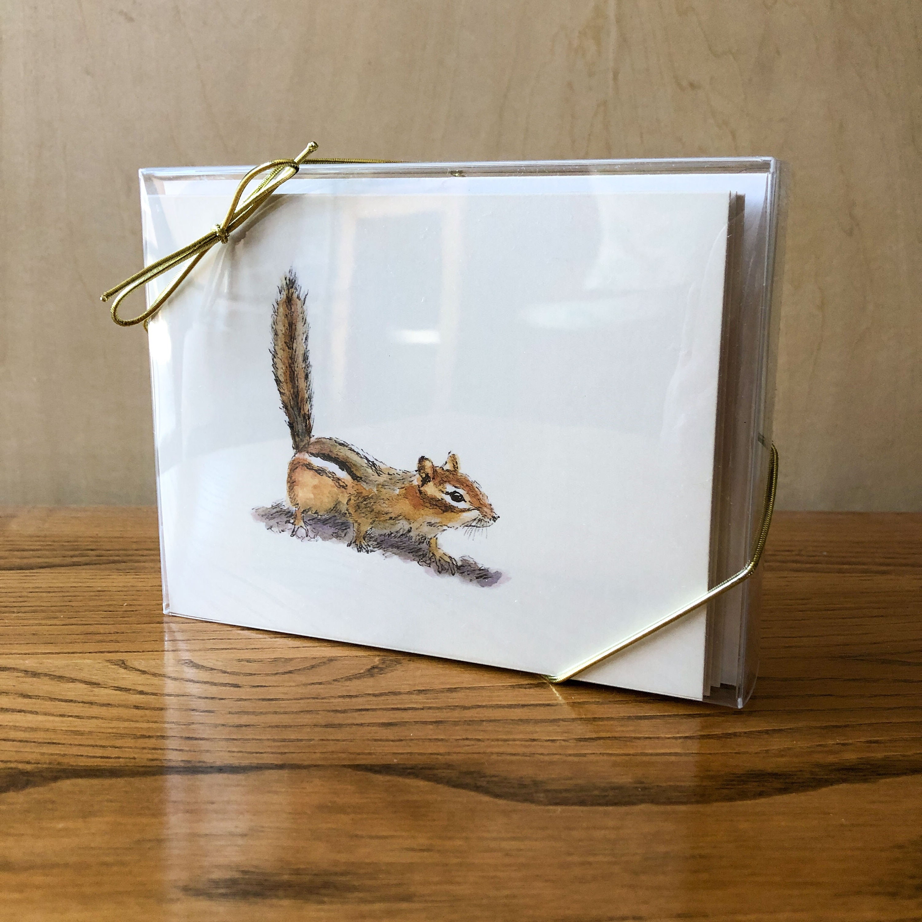 Curious Chipmunk Card Boxed Set Chipmunk Art Stationery Gift | Etsy