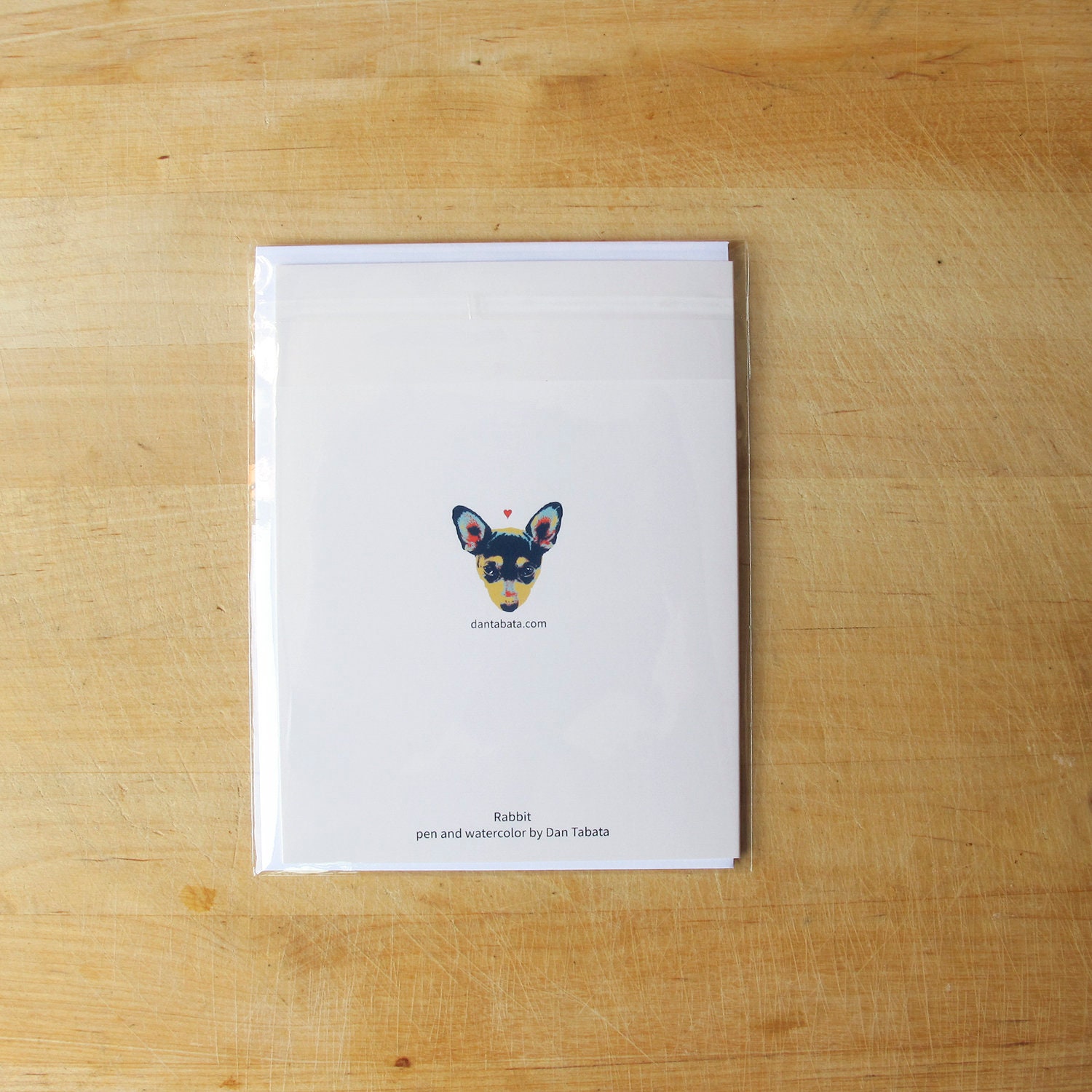 Rabbit Card Bunny Rabbit Art Stationery | Etsy