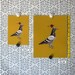 Unflappable Pigeon Fez Bird Art Print 5x7 Animal Watercolor - Etsy