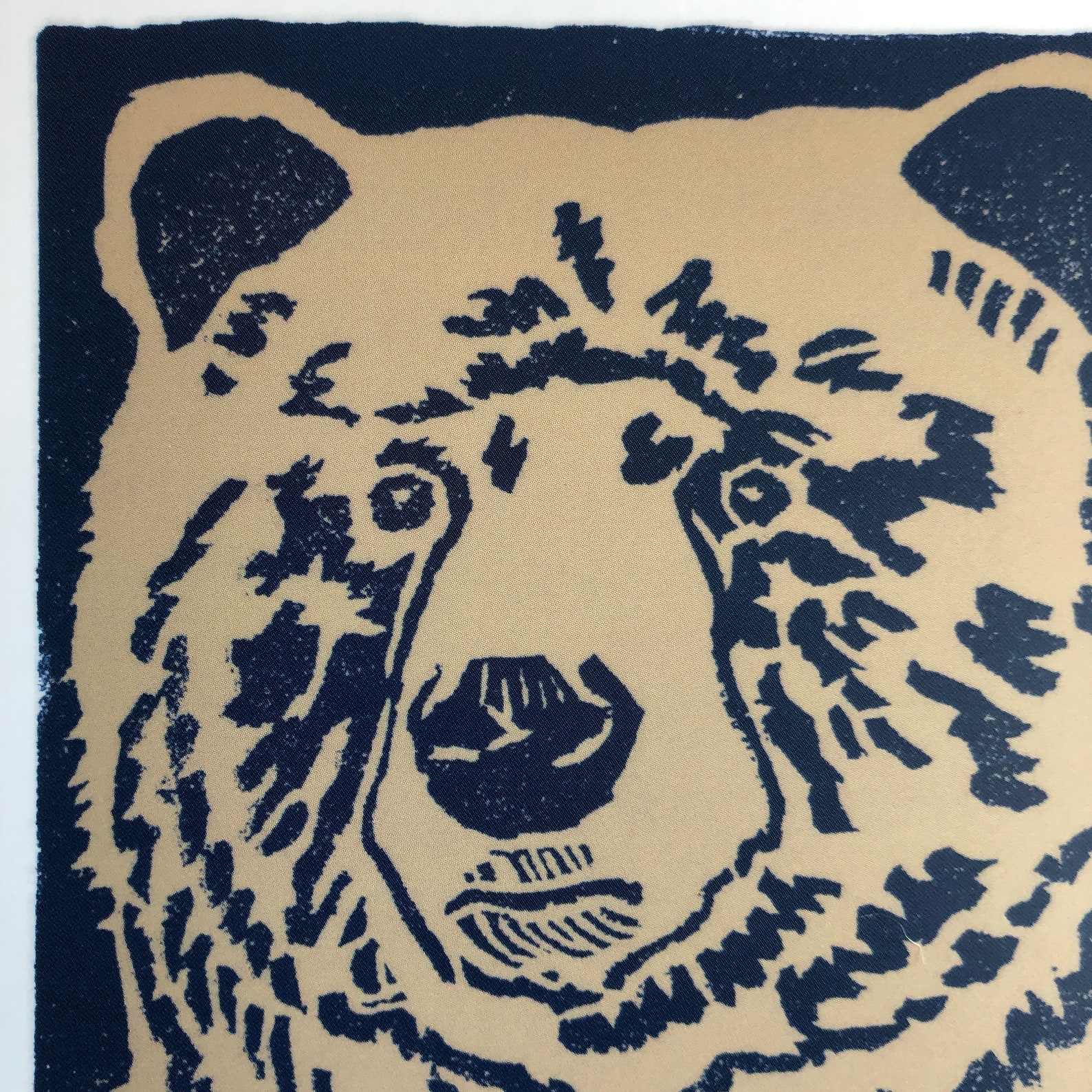Blue Bear, Art Print 5x7 Animal Illustration, Home Wall Decor - Etsy