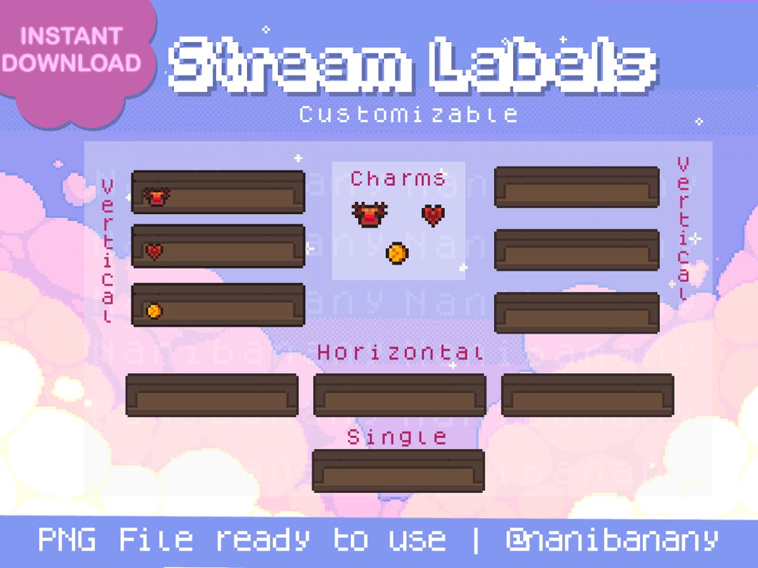 Pixel Cozy Wood Xmas Stream Labels for Twitch Youtube Streamers ...